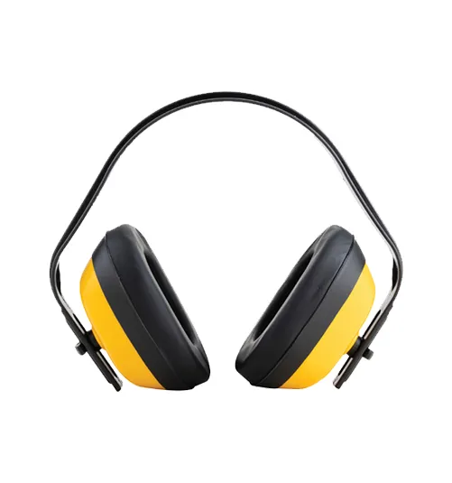 Ear Defenders, Over-the-Head, No Communication Feature, Yellow Cups ...